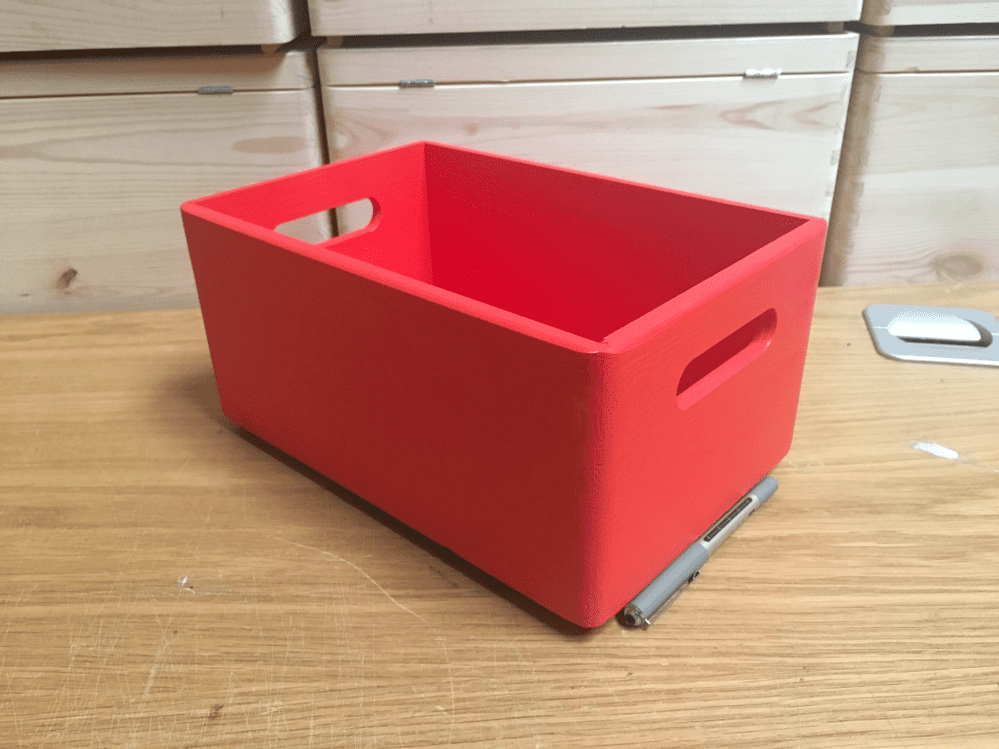 Red Colour Box 30cm Long 20cm Wide and 13 5cm High
